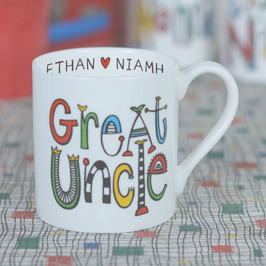Personalised Great Uncle Mug – Mary Fellows
